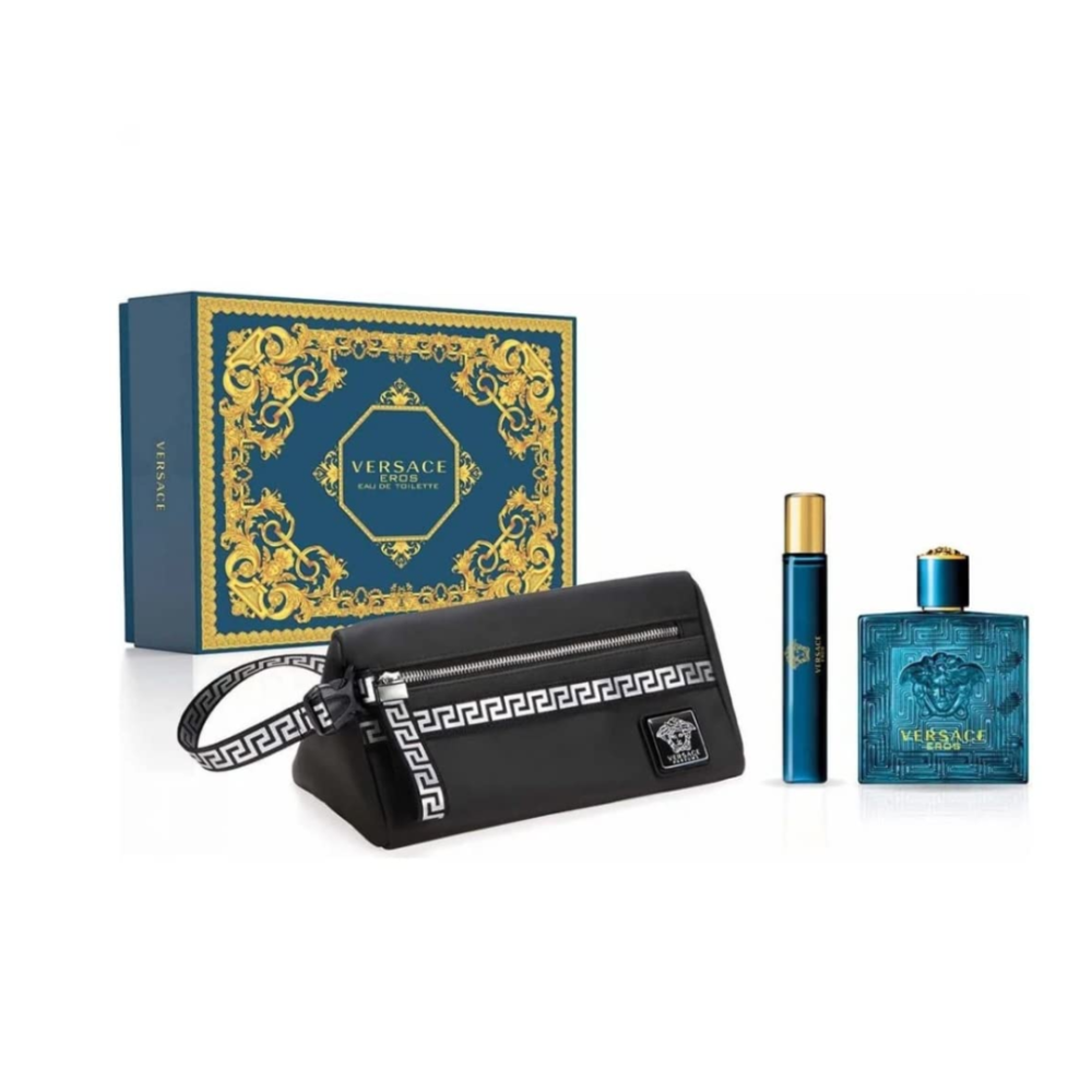 Versace Pour Homme - 3pcs Set (100ml + 10ml + Shower Gel)